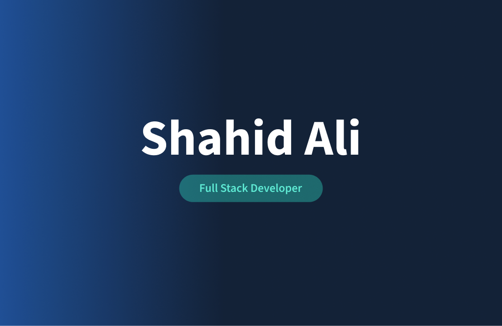 Shahid Ali Logo Shahid Ali Babar Apple Music